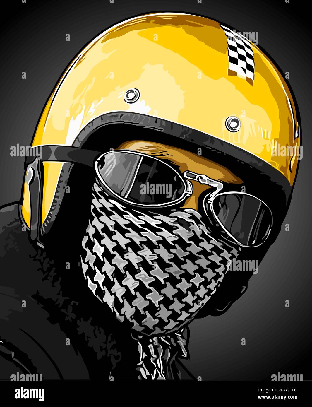 biker vector template Stock Vector Image & Art - Alamy