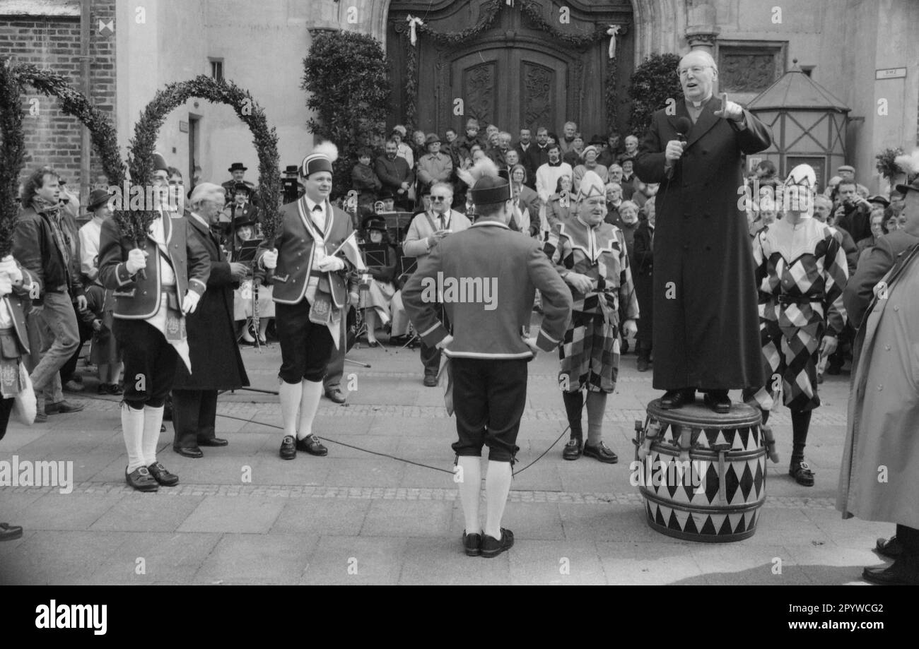Friedrich Cardinal Wetter in Munich. [automated translation] Stock ...