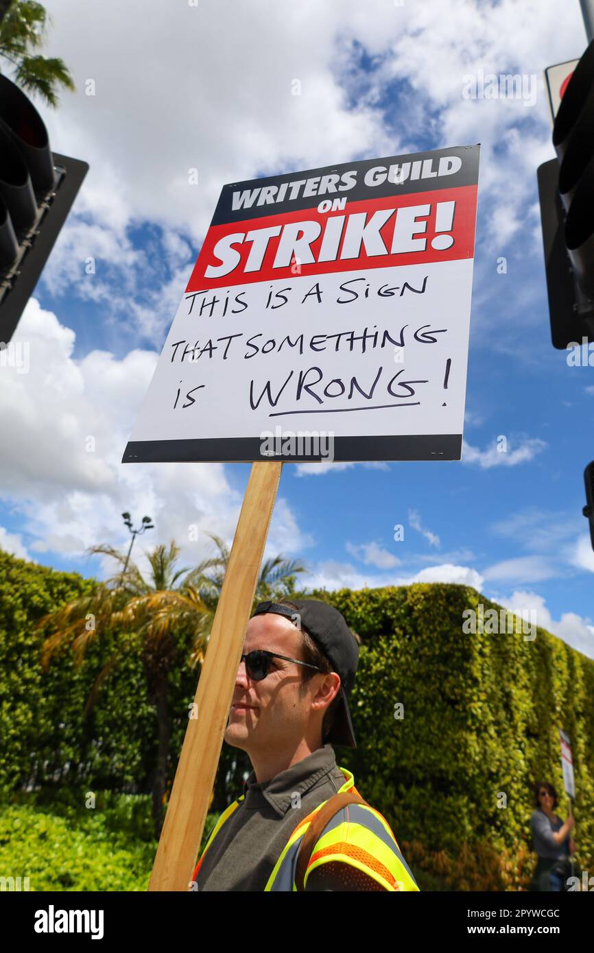 Hollywood, California, USA. 4th May, 2023. This is a sign that ...