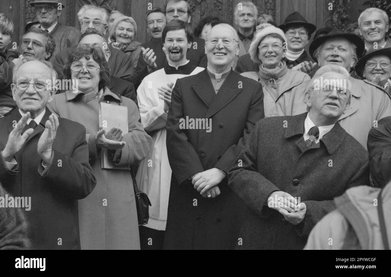 Friedrich Cardinal Wetter in Munich. [automated translation] Stock ...