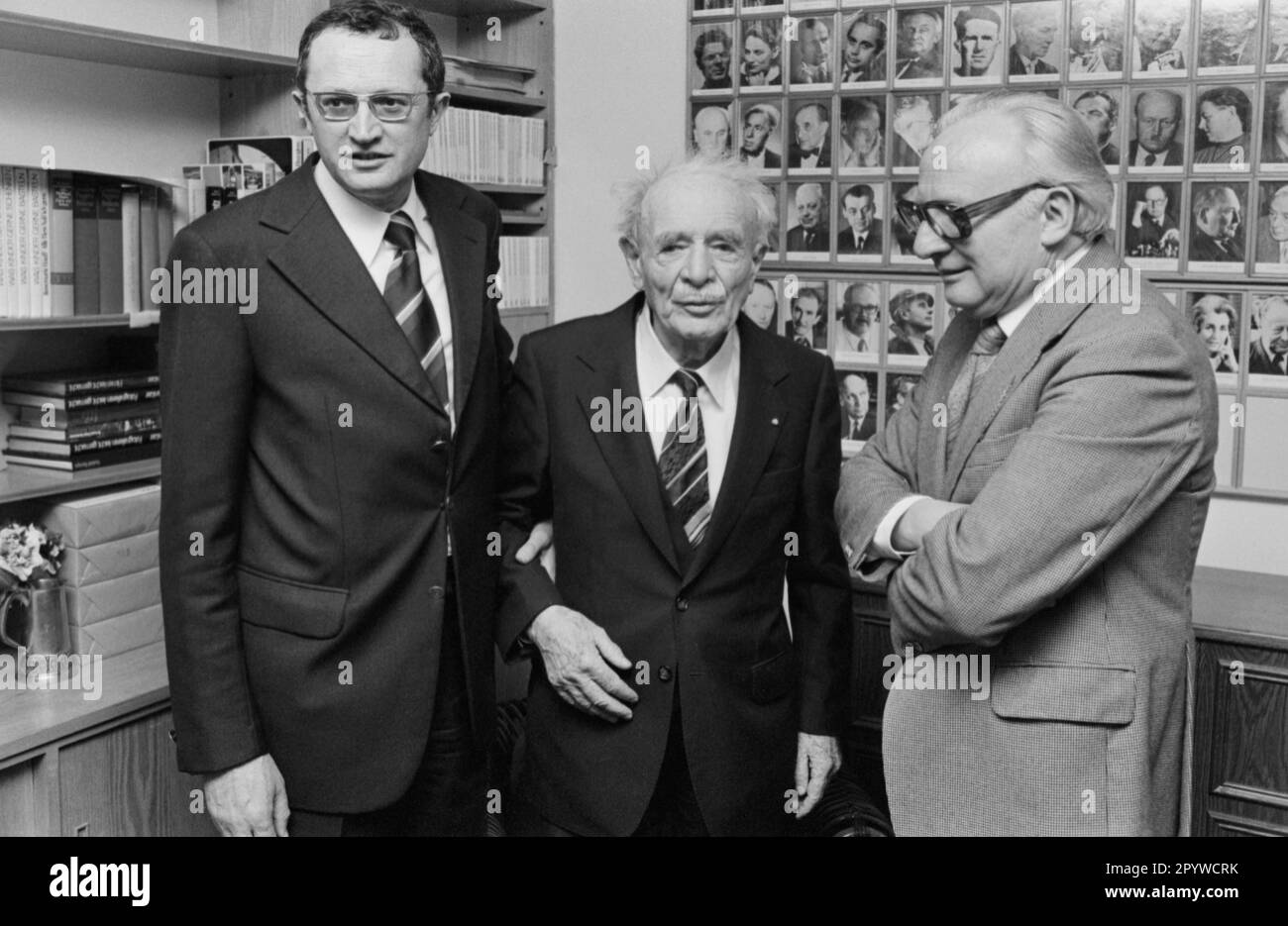 Dr. Peter Kritzer and Wilhelm Hoegner at an autograph session at ...