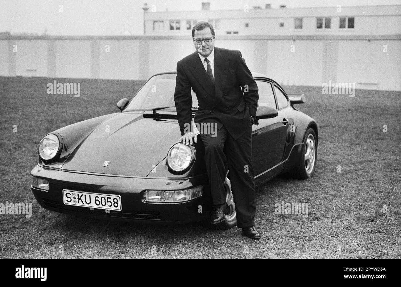 Porsche stuttgart Black and White Stock Photos & Images - Alamy