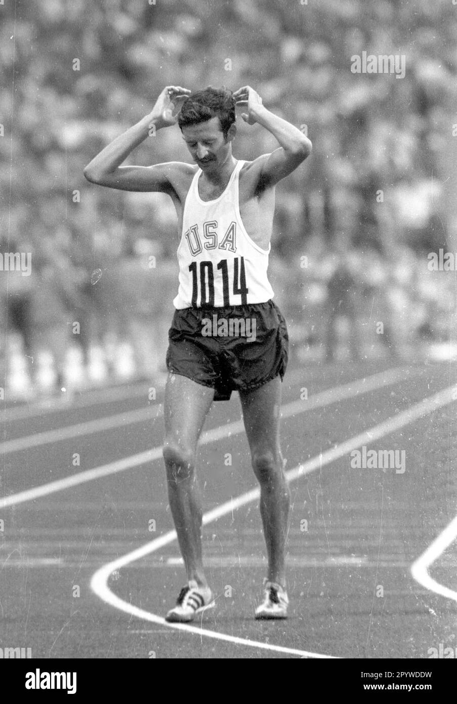 Olympic Games, Munich 1972 , Marathon race , Olympic champion Frank ...