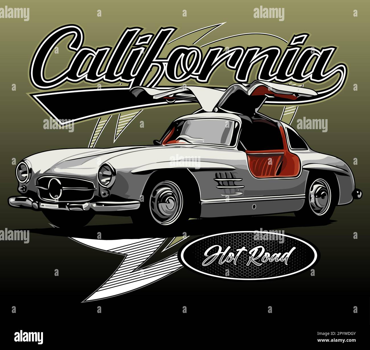 classic car vector template Stock Vector Image & Art - Alamy