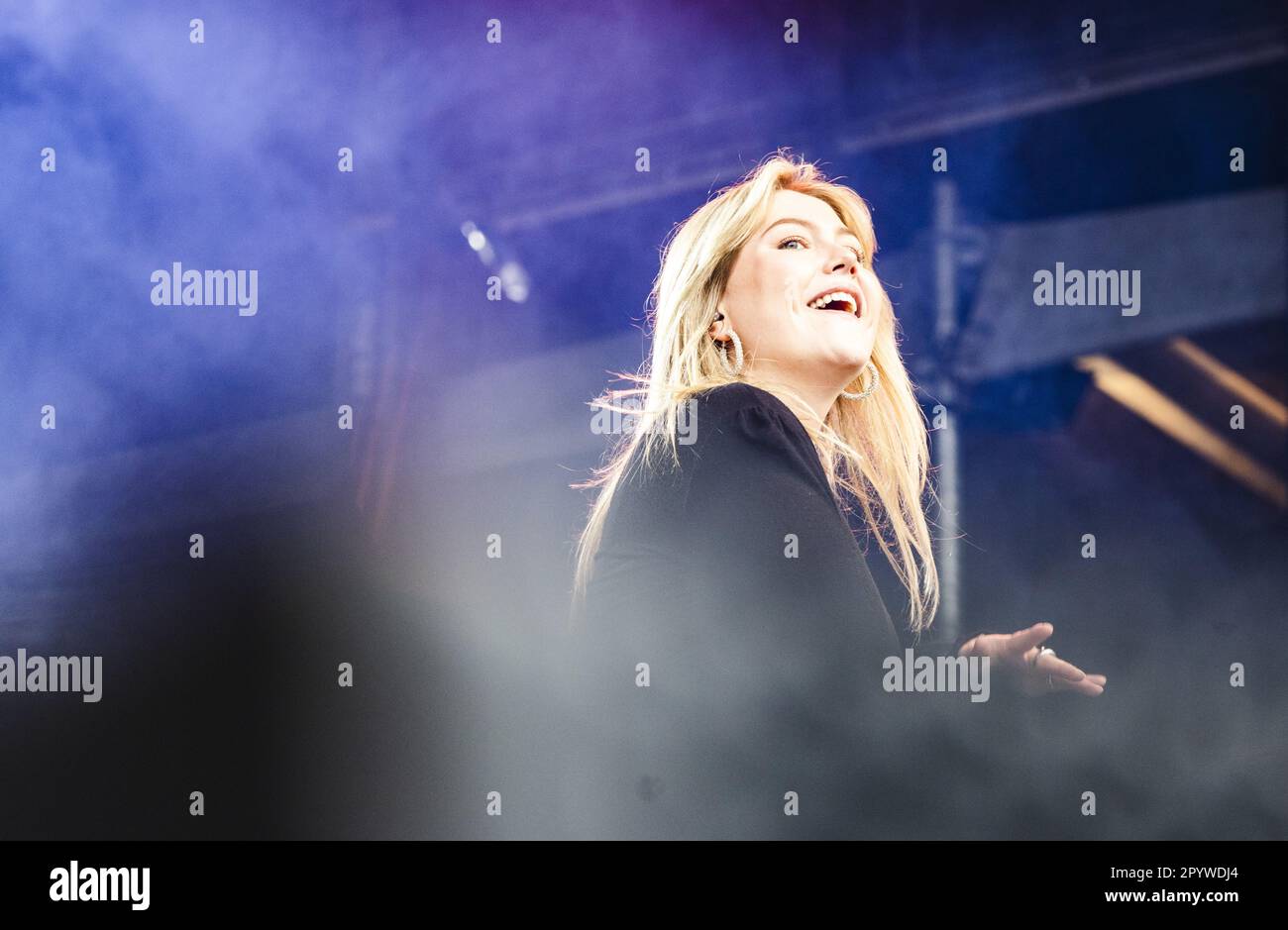 THE HAGUE - Singer Maxine during the Liberation Festival on the ...