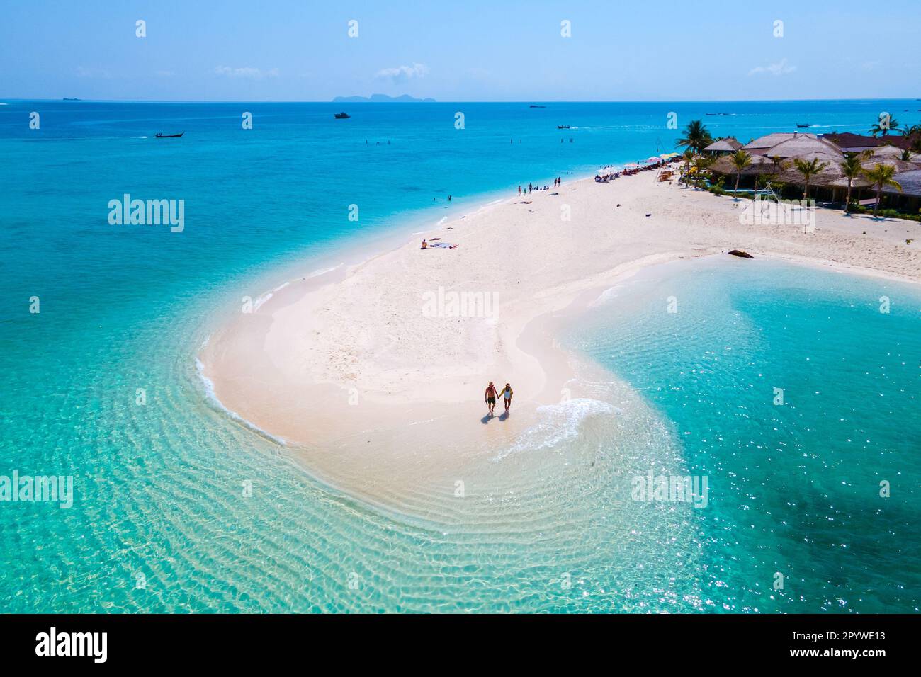 Man walking on sandbar hi-res stock photography and images - Alamy