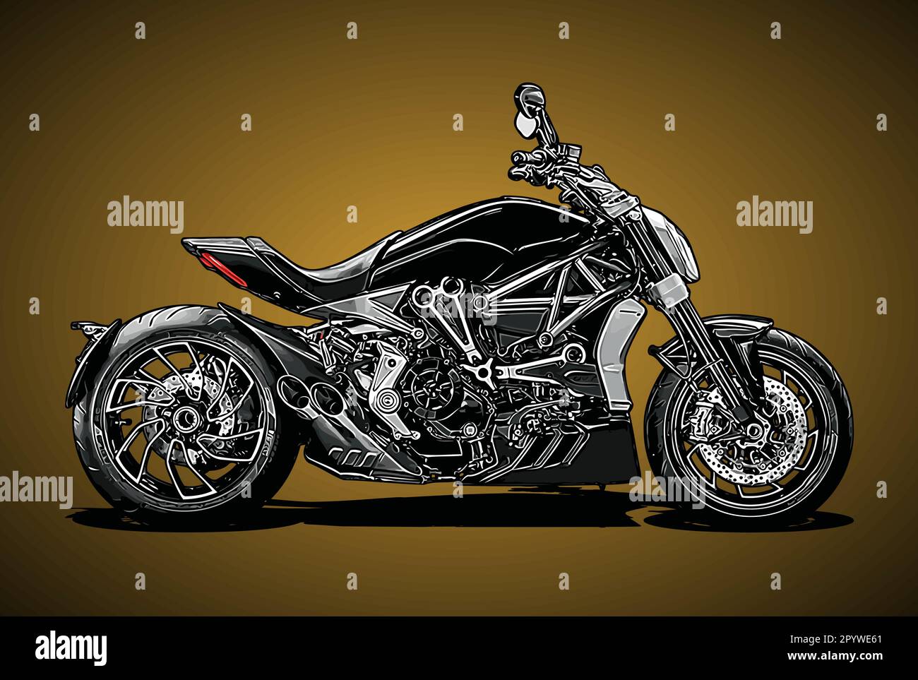motorcycles vector template Stock Vector Image & Art - Alamy