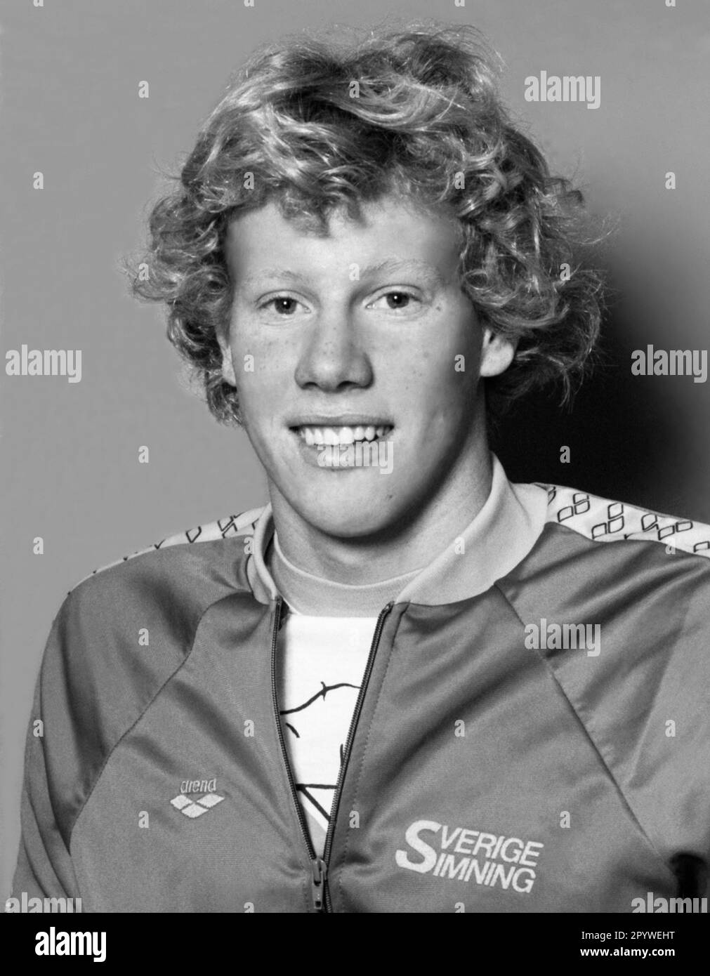 BENGT BARON Swedish swimmer and former Olympic gold medalist Stock ...
