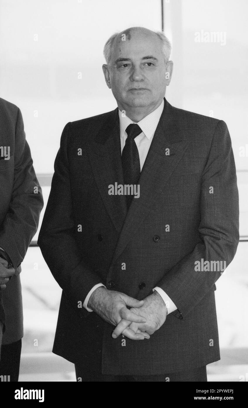 Mikhail gorbachev Black and White Stock Photos & Images - Alamy