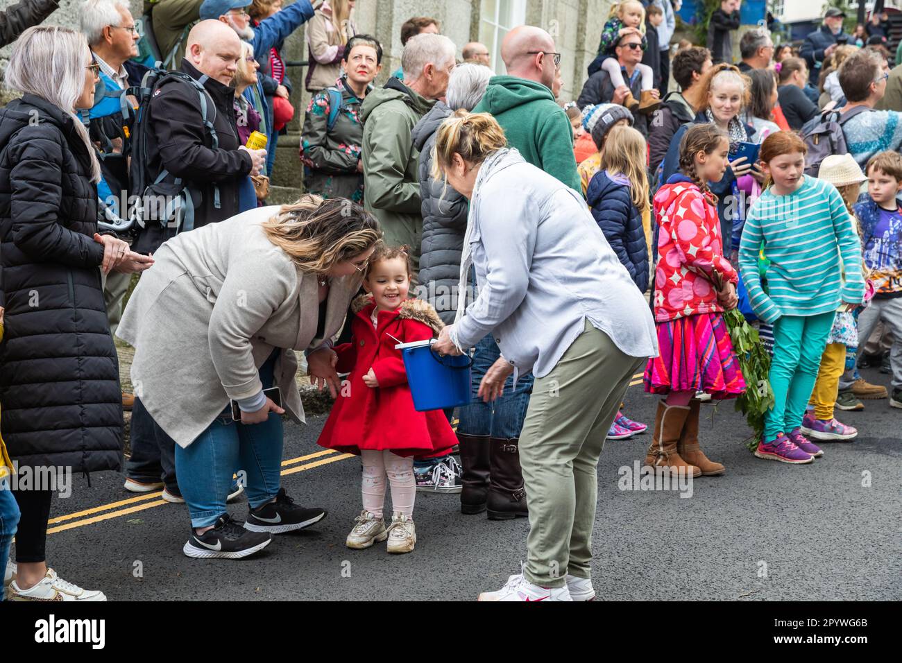 Helston,Cornwall,5th May 2023,Flora Day which is an ancient spring ...