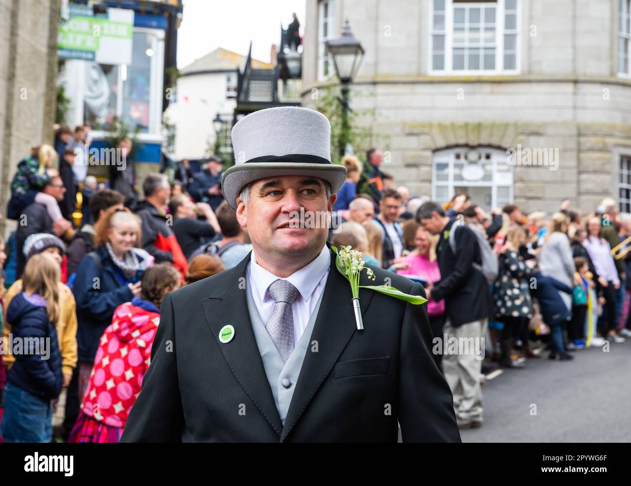 Helston,Cornwall,5th May 2023,Flora Day which is an ancient spring ...