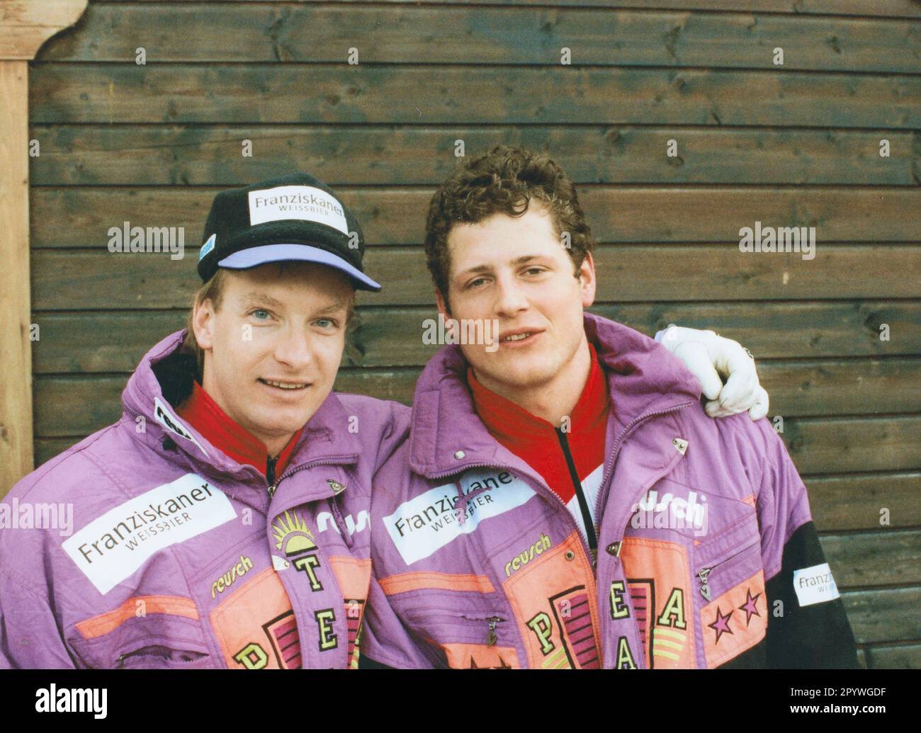 Bob pilot Christoph Langen (left) and pusher Peer Joechl from WSV ...