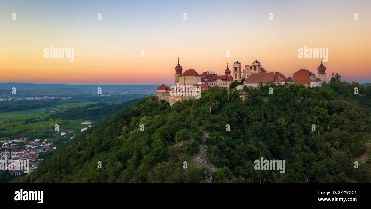Aerial view castle monastery austria hi-res stock photography and ...