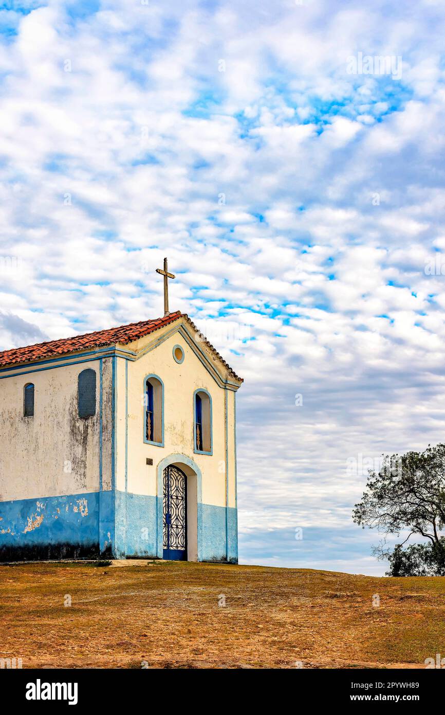 Old historic chapel in 17th century colonial style in the city of ...