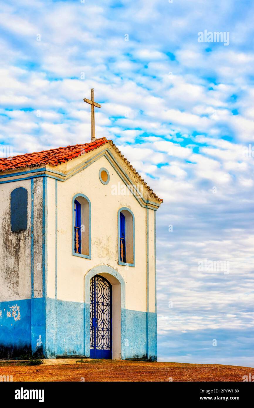Historic chapel in 17th century colonial style in the city of Sabara in ...