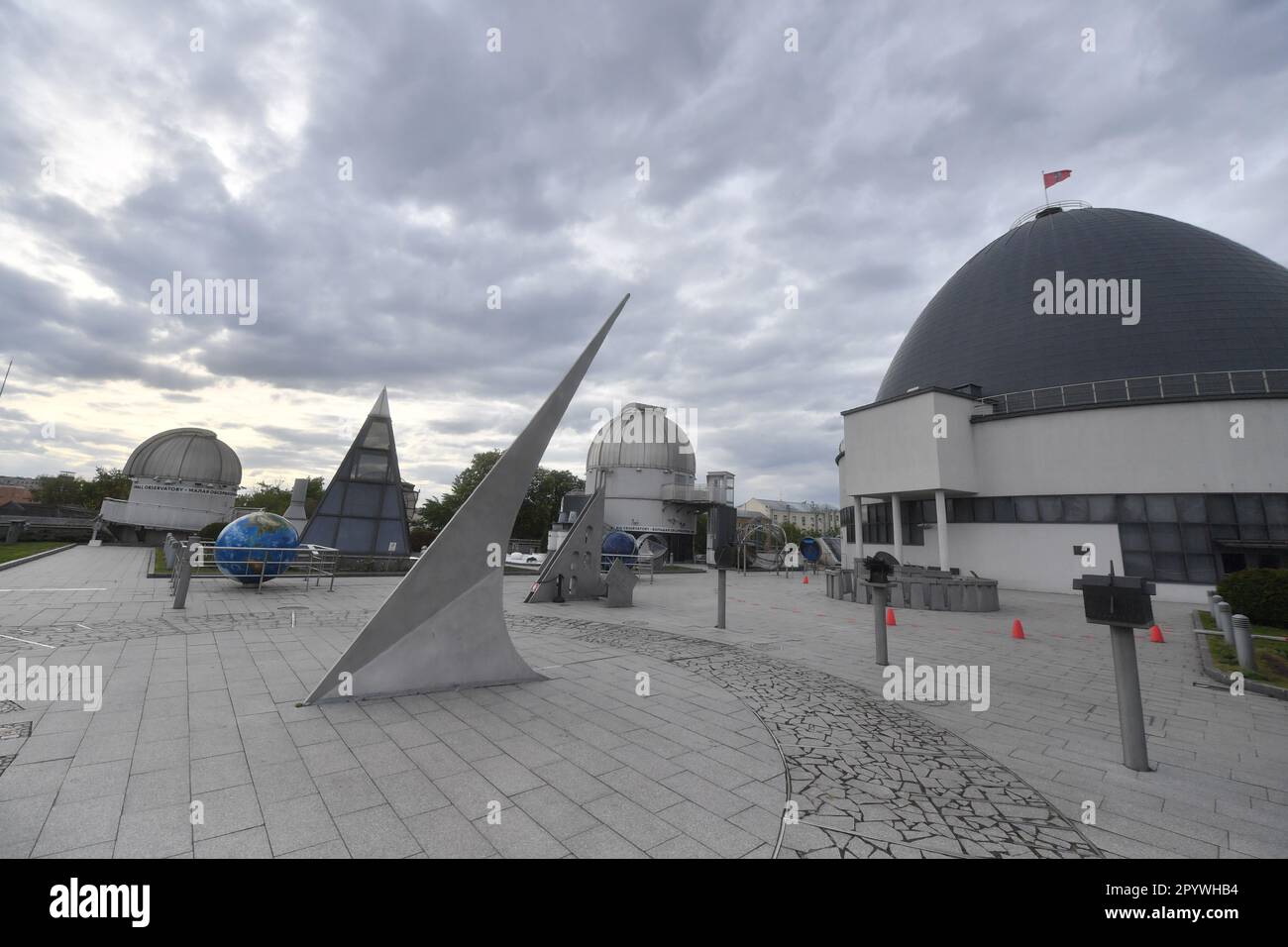Moscow. Astronomical platform 'Sky Park' of the Moscow Planetarium ...