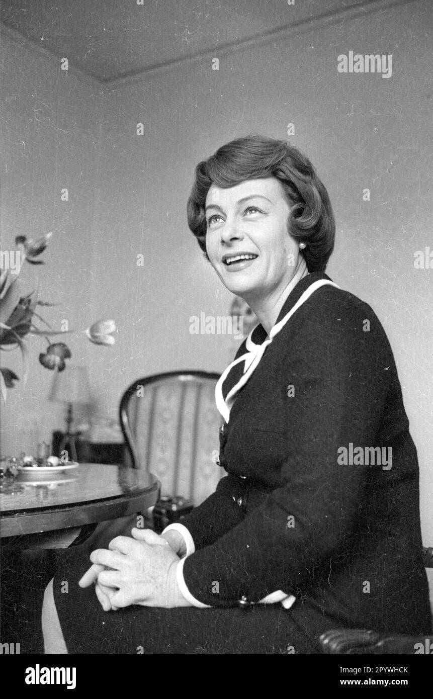 Ilse Werner, Berlin 1967 Stock Photo - Alamy