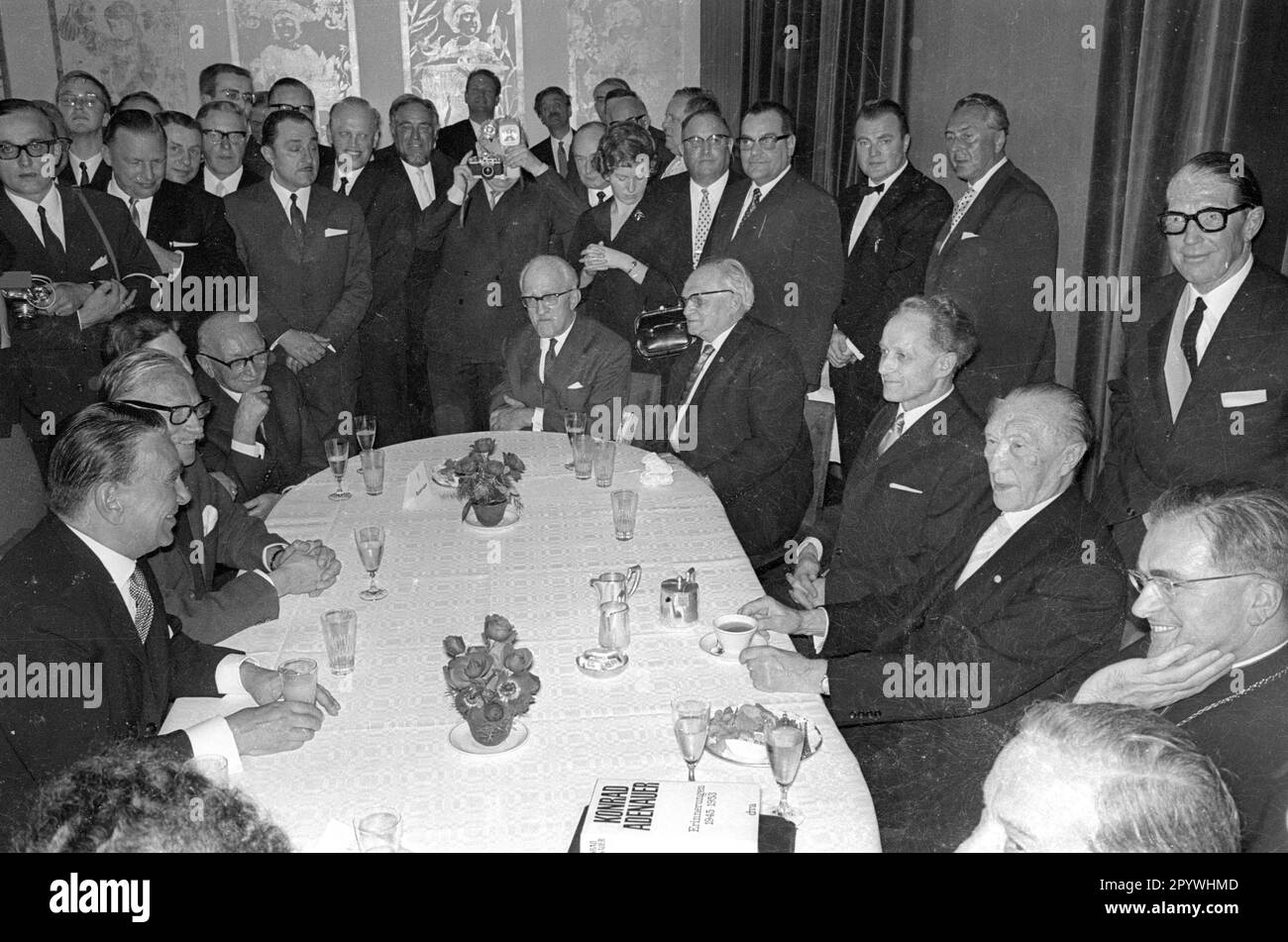 On 28 02 1967 Former Chancellor Konrad Adenauer Came To Munich For