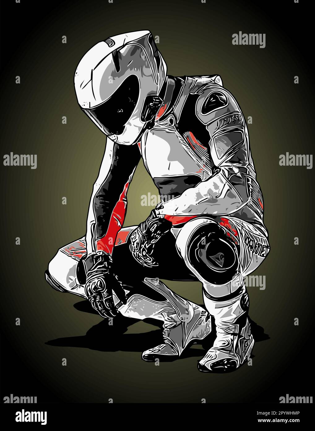 biker vector template Stock Vector Image & Art - Alamy