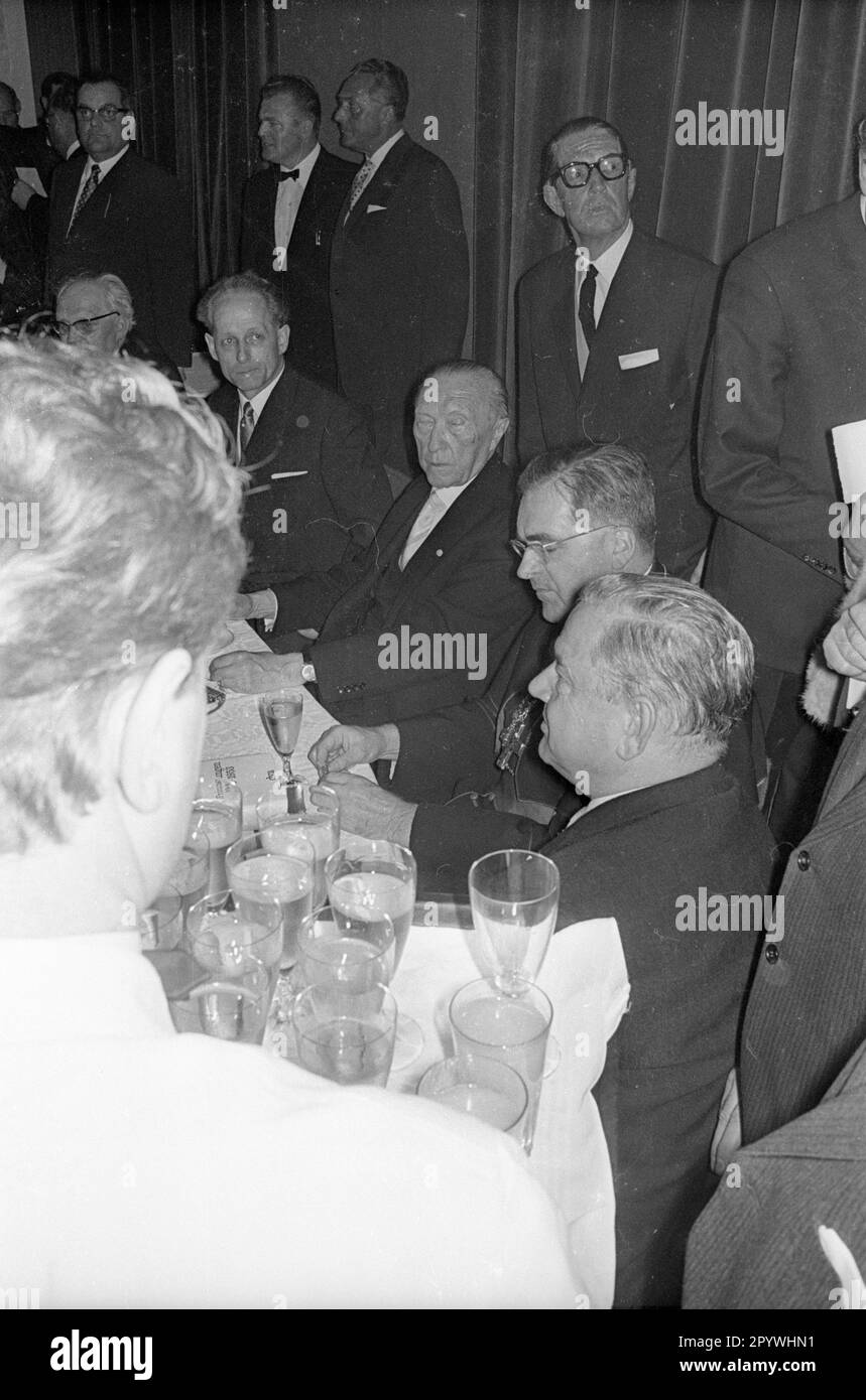 On 28 02 1967 Former Chancellor Konrad Adenauer Came To Munich For The Premiere Of The Film