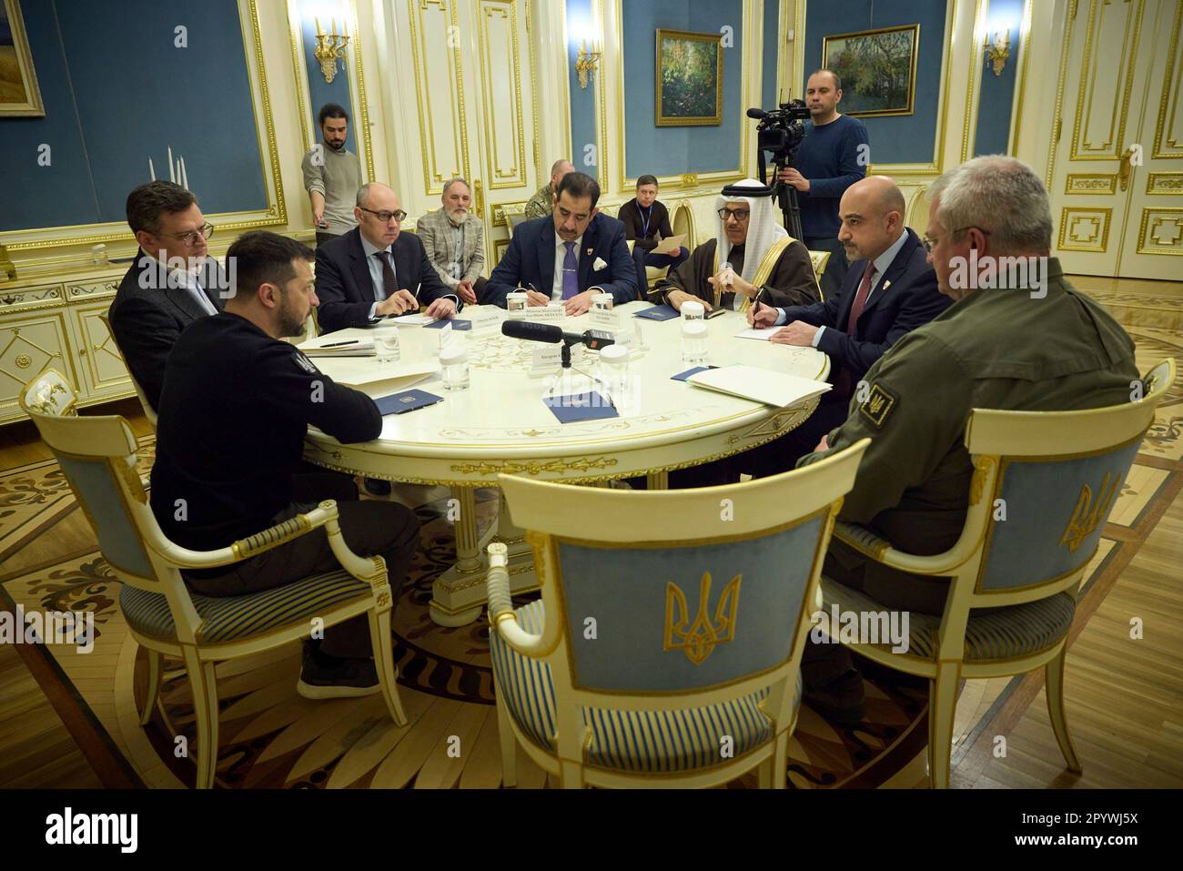 Kiev, Ukraine. 05th May, 2023. Ukrainian President Volodymyr Zelenskyy ...