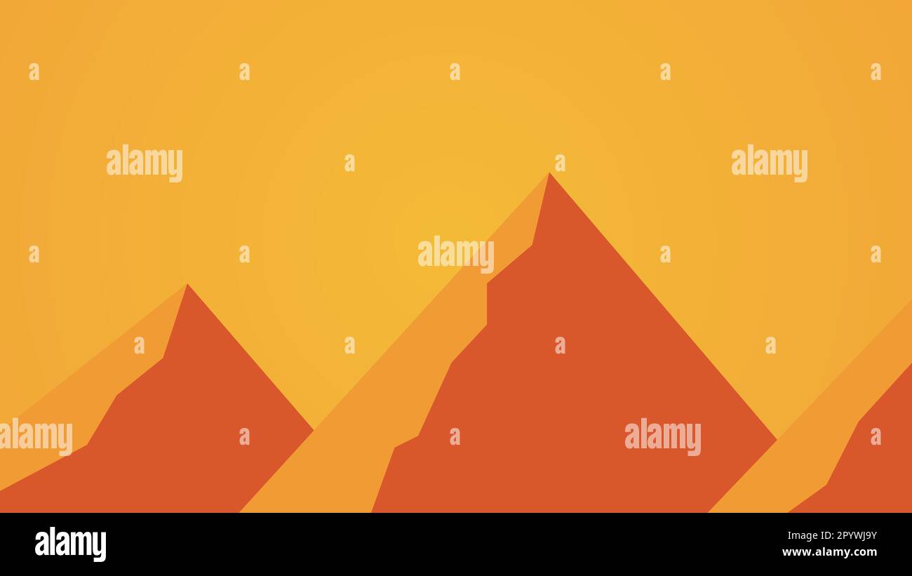 Vector Illustration of Pyramids Stock Vector Image & Art - Alamy