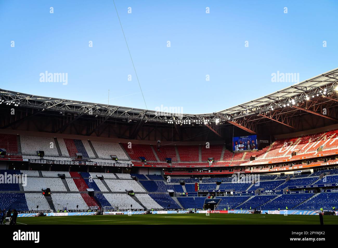 Ol stadium lyon general view hi-res stock photography and images - Alamy