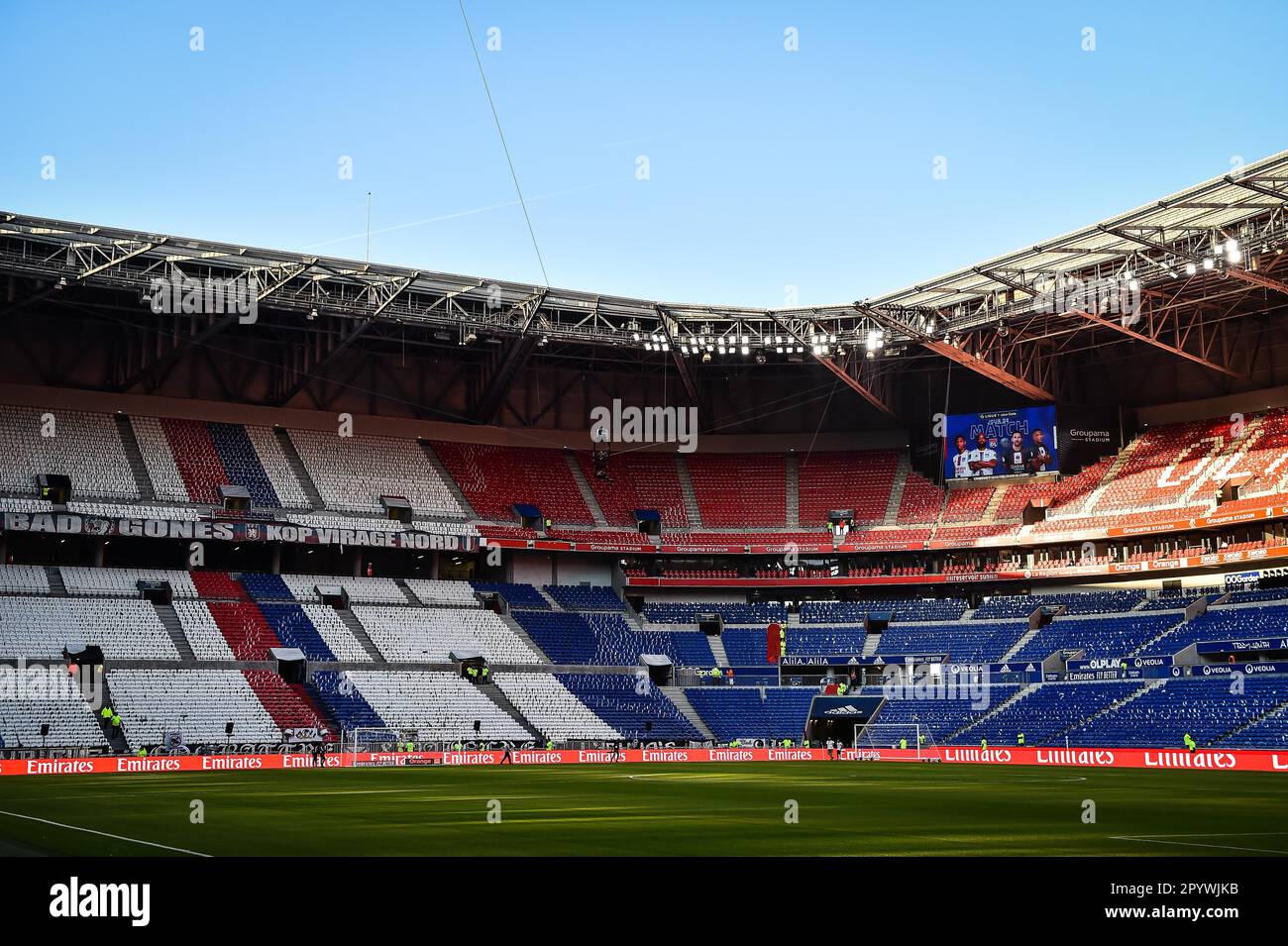 Ol stadium lyon general view hi-res stock photography and images - Alamy