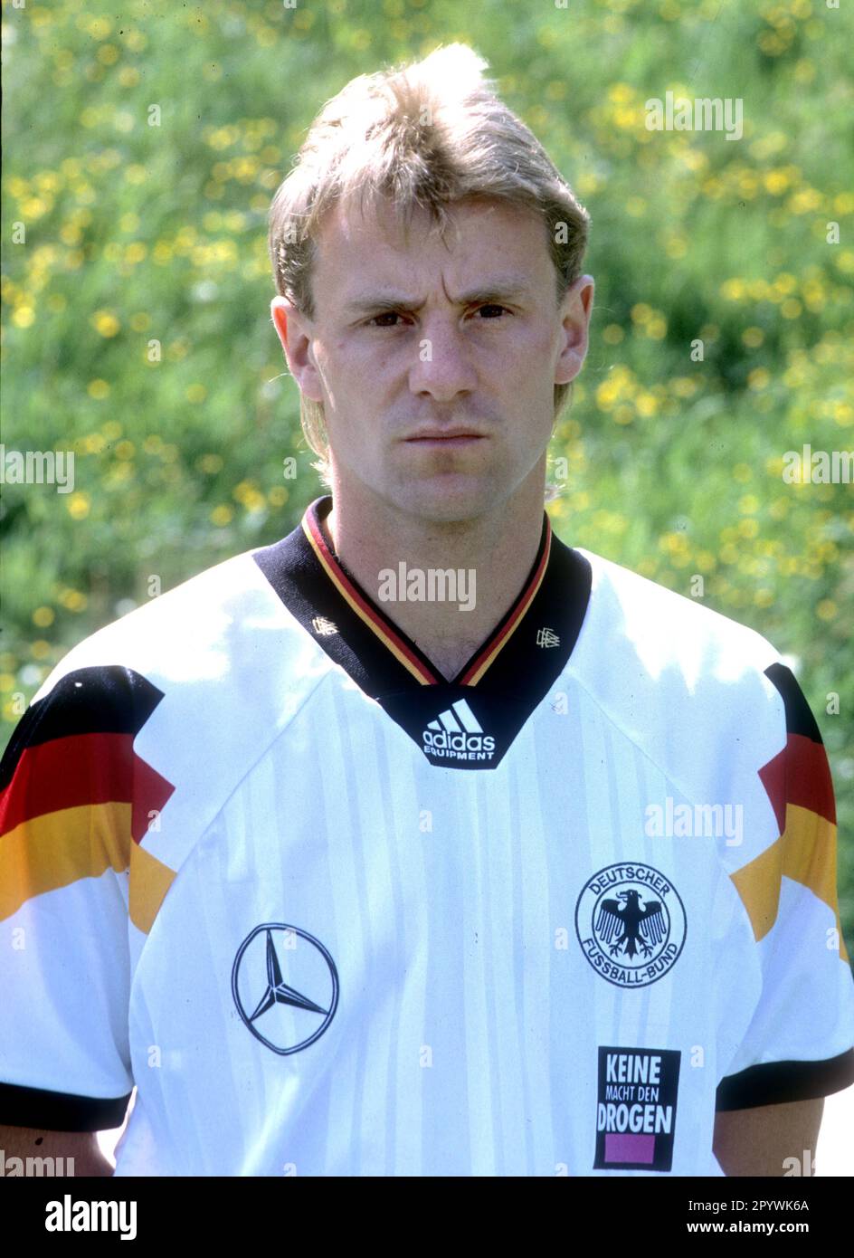 Manfred Binz , Portrait, German National Team 26.05.1992 [automated ...