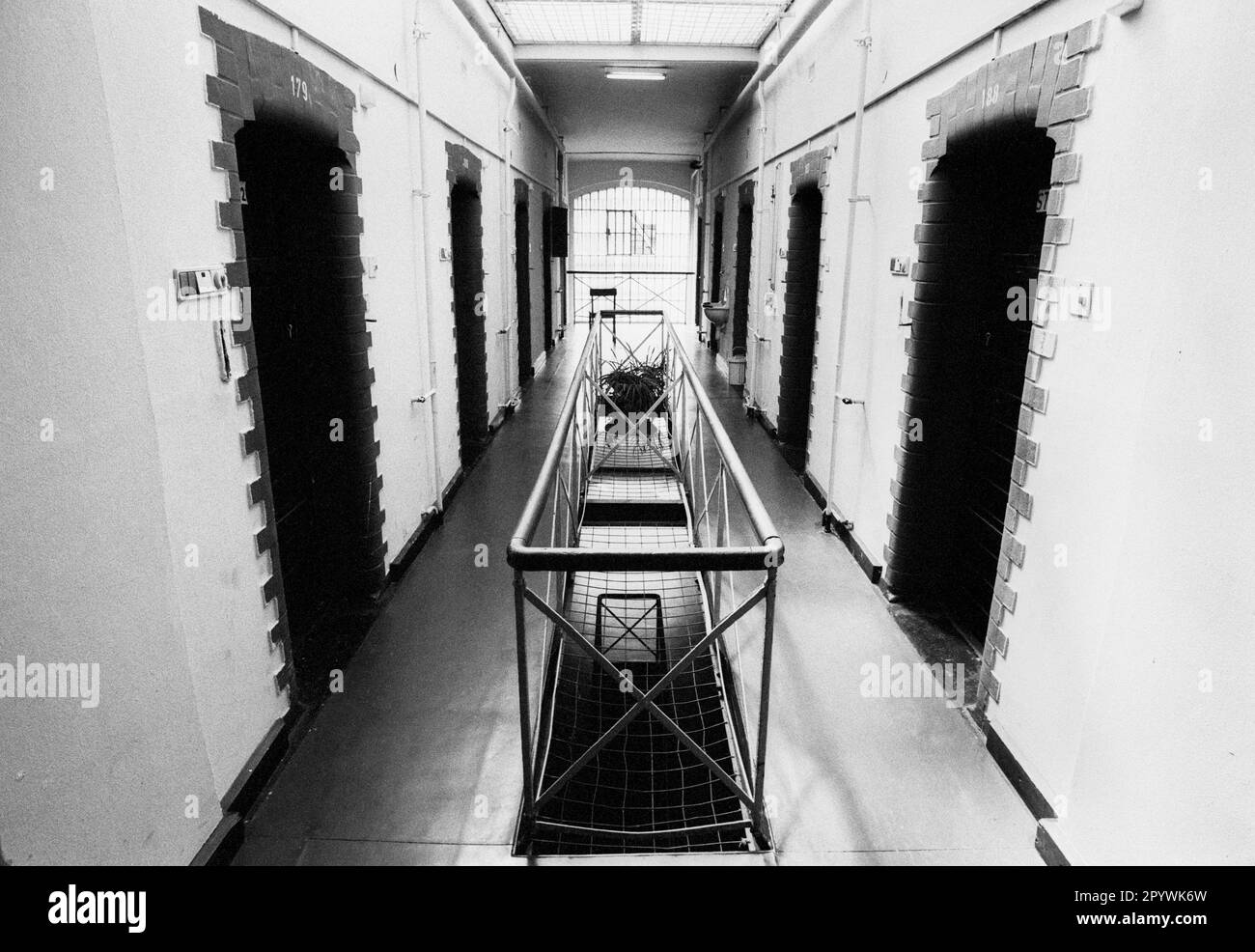 DEU , GERMANY : Floor of Bonn prison / jail , August 1993 Stock Photo ...