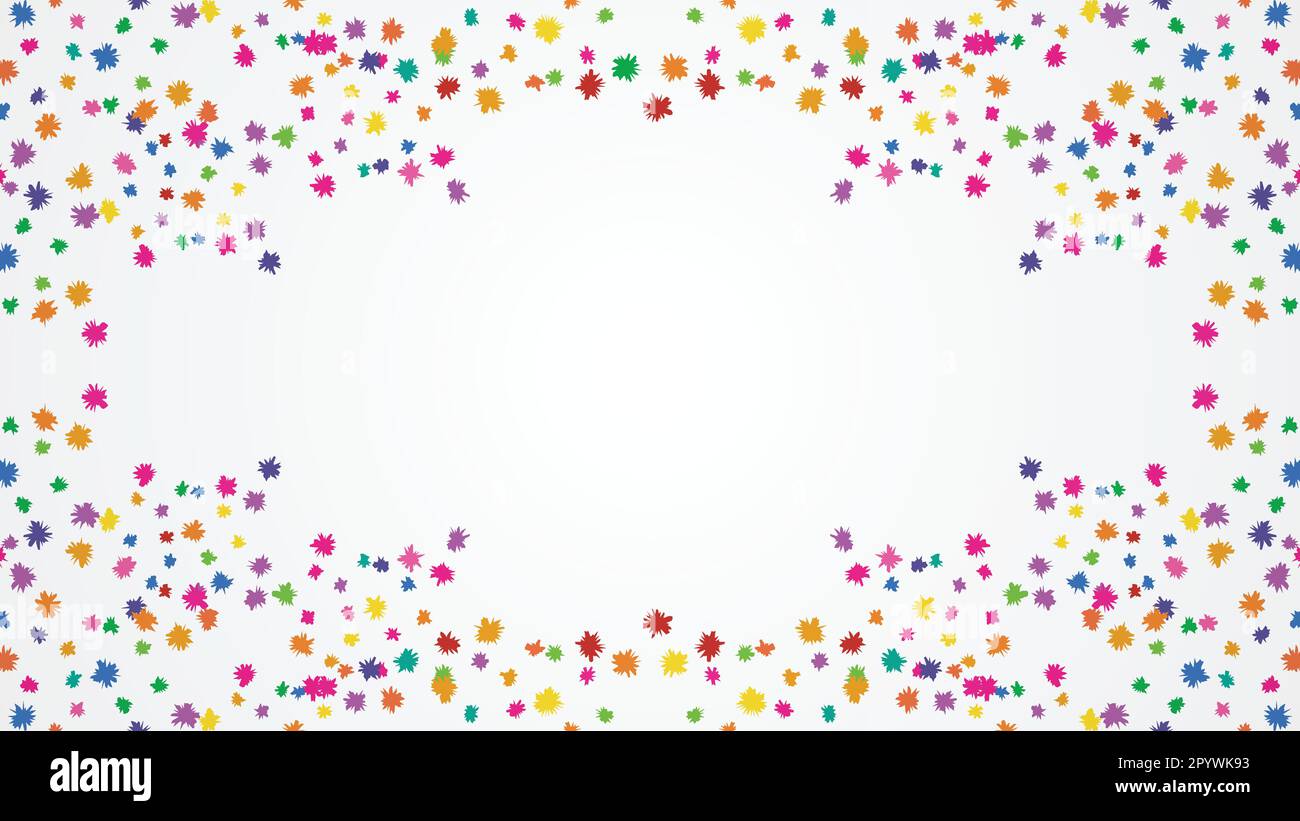 White Background with Colorful Particles Stock Vector Image & Art - Alamy