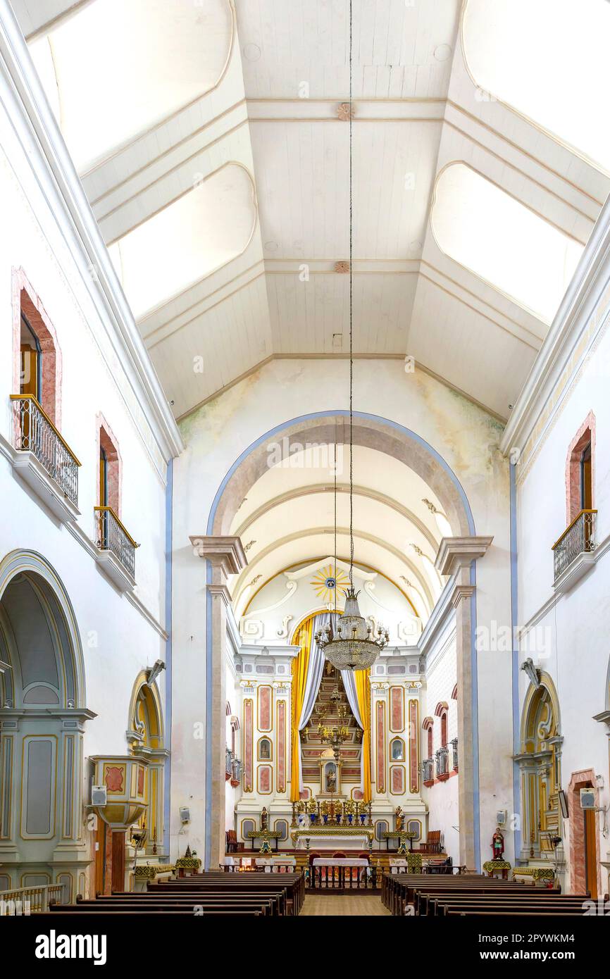 Old colonial style chapel from the 18th century in the historic city of ...