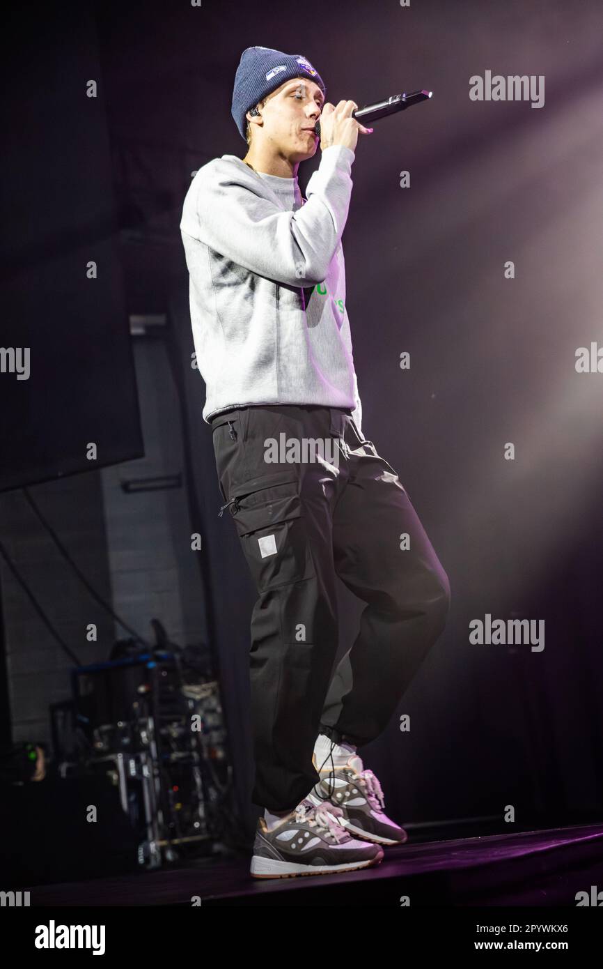 Milan Italy. 03 May 2023. The American rapper Charlie Finch known by ...