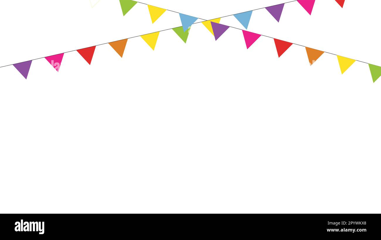 Colorful Flags on White Stock Vector Image & Art - Alamy