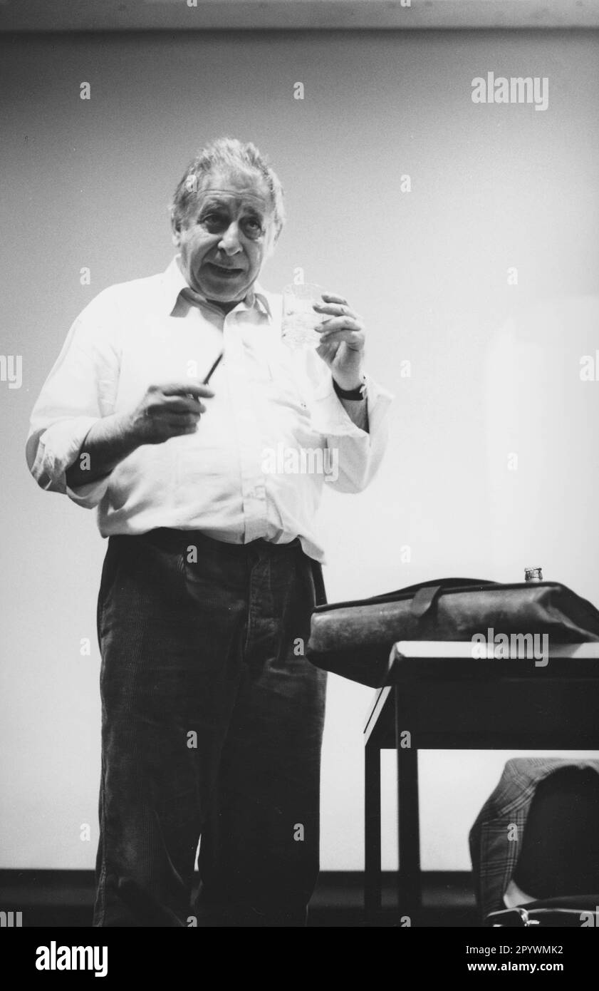 Klaus Traube, environmental researcher and nuclear physicist, in ...