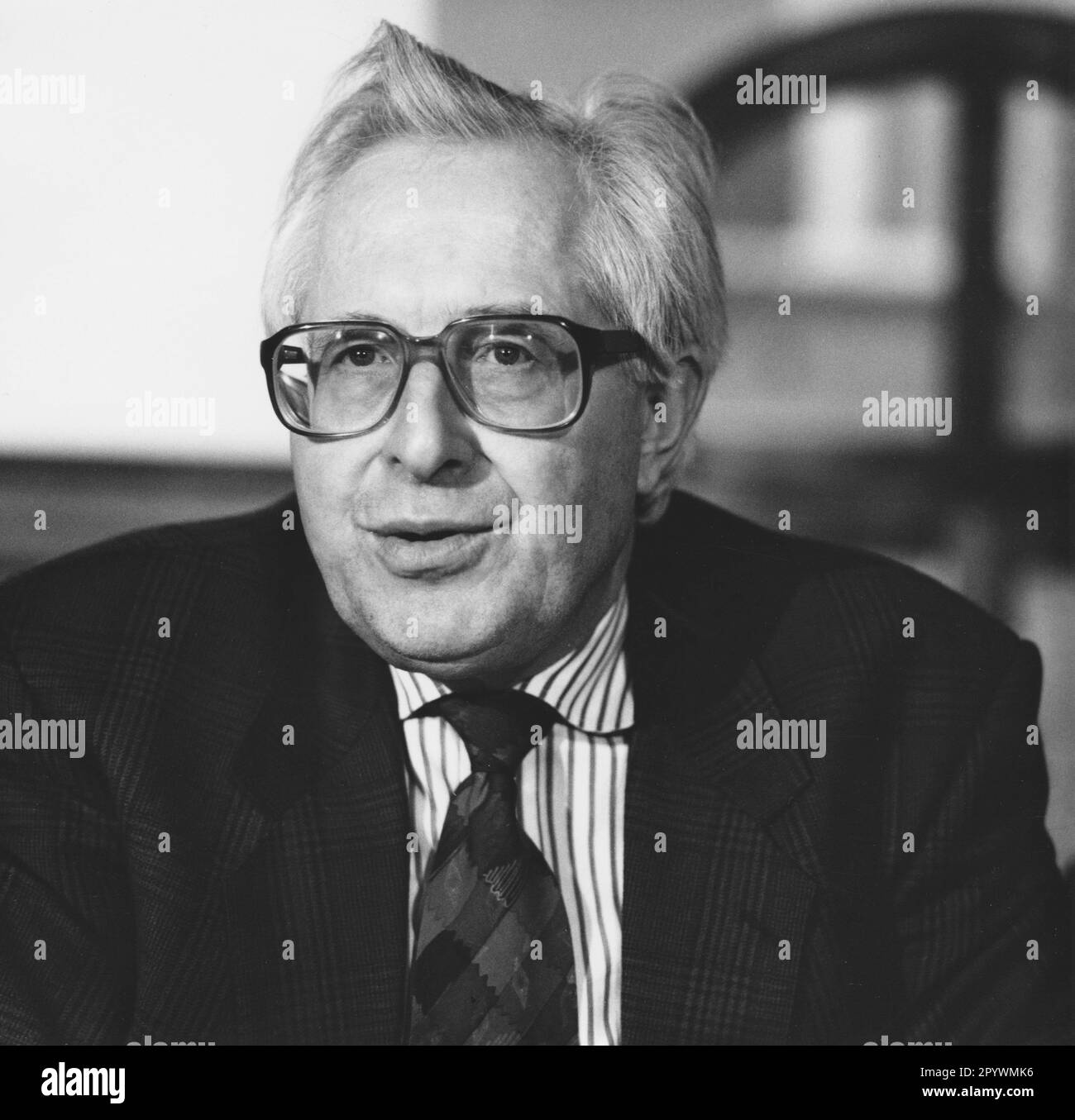 The Prime Minister of Thuringia, Bernhard Vogel, during the 11th ...