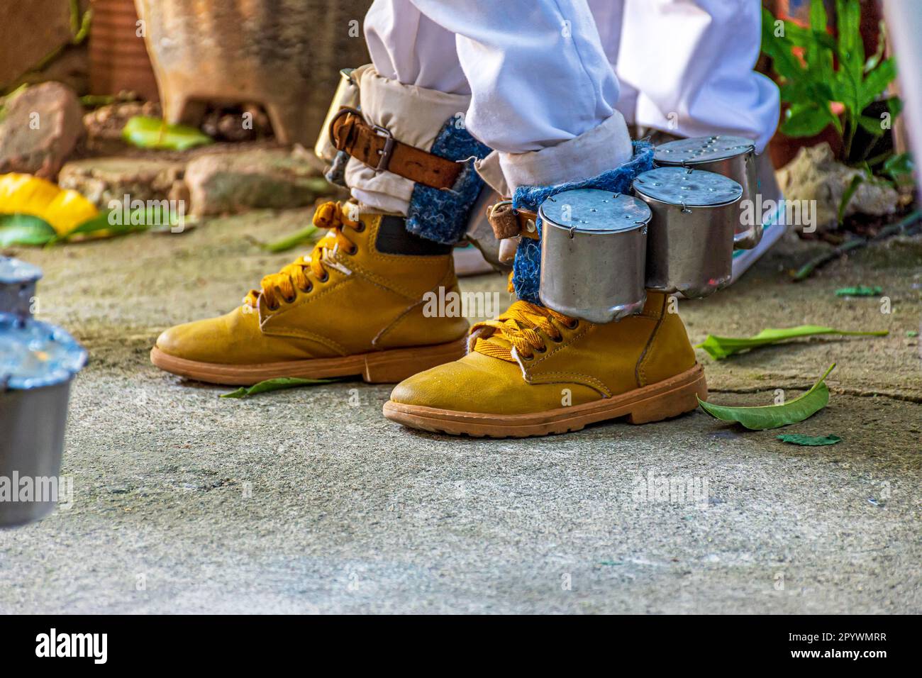 Curious percussion instrument used in some manifestations of popular ...