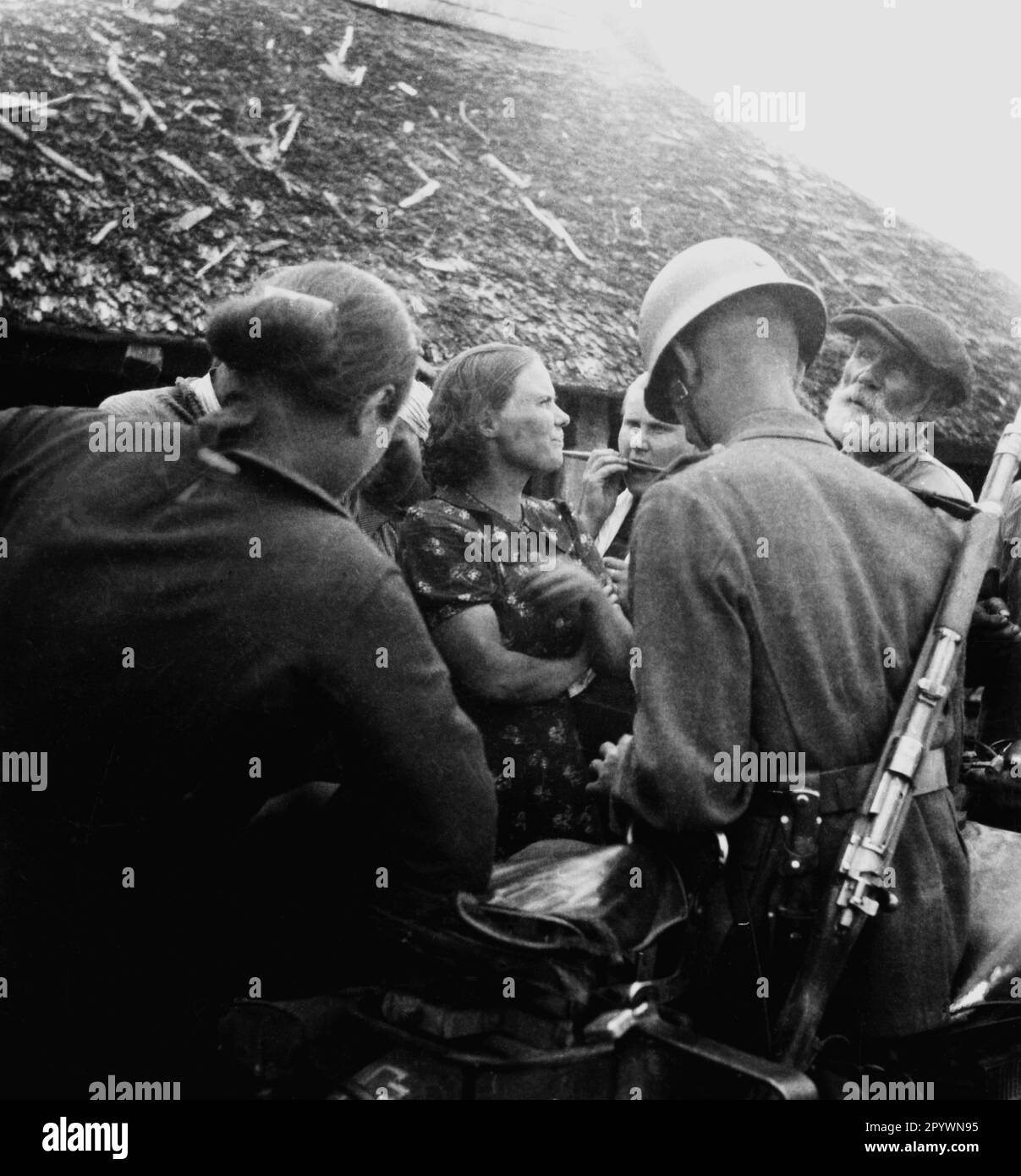 Russian peasants german army hi-res stock photography and images - Alamy