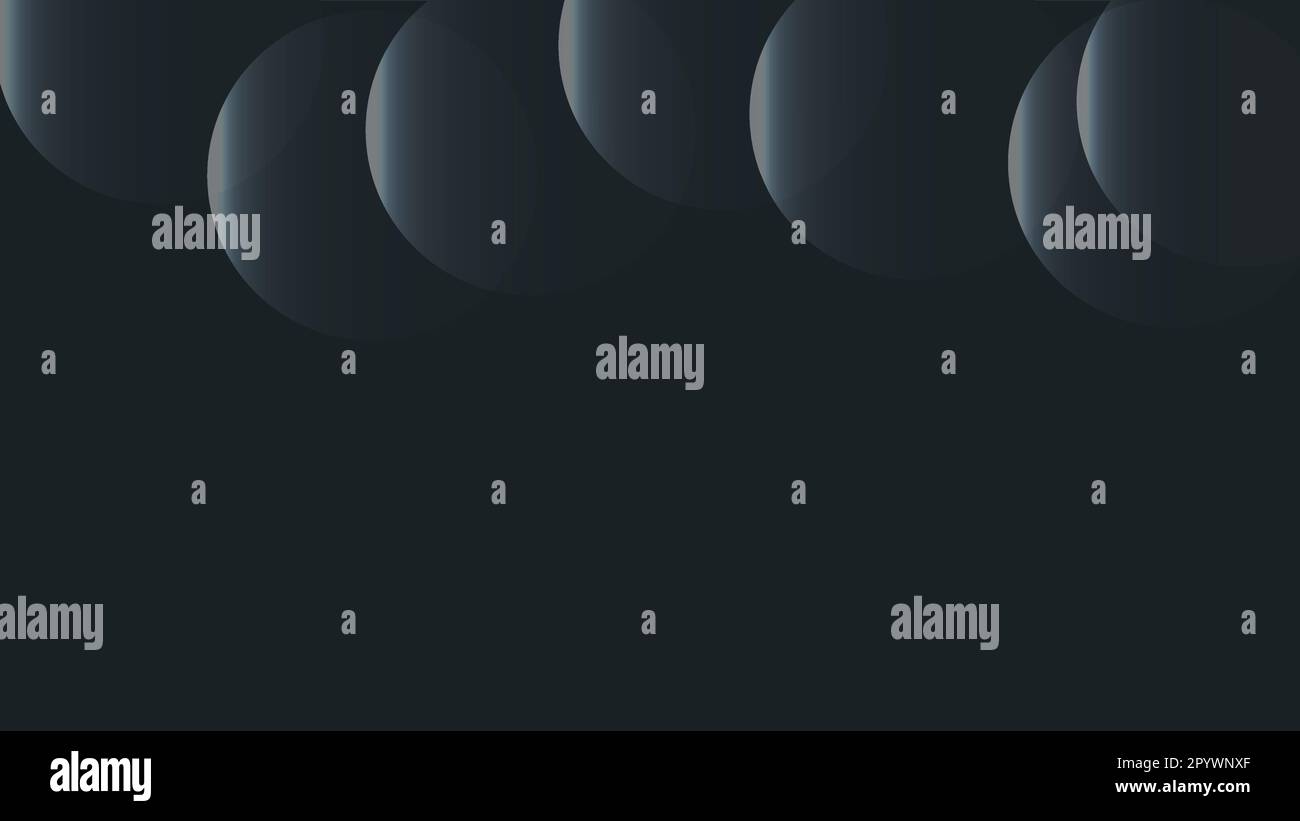 Black Background with Gradient Circles Stock Vector Image & Art - Alamy