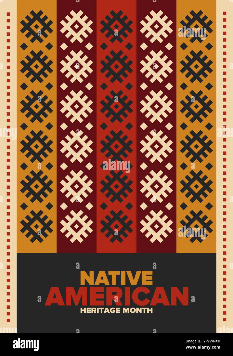 Native American Heritage Month in November. American Indian culture ...