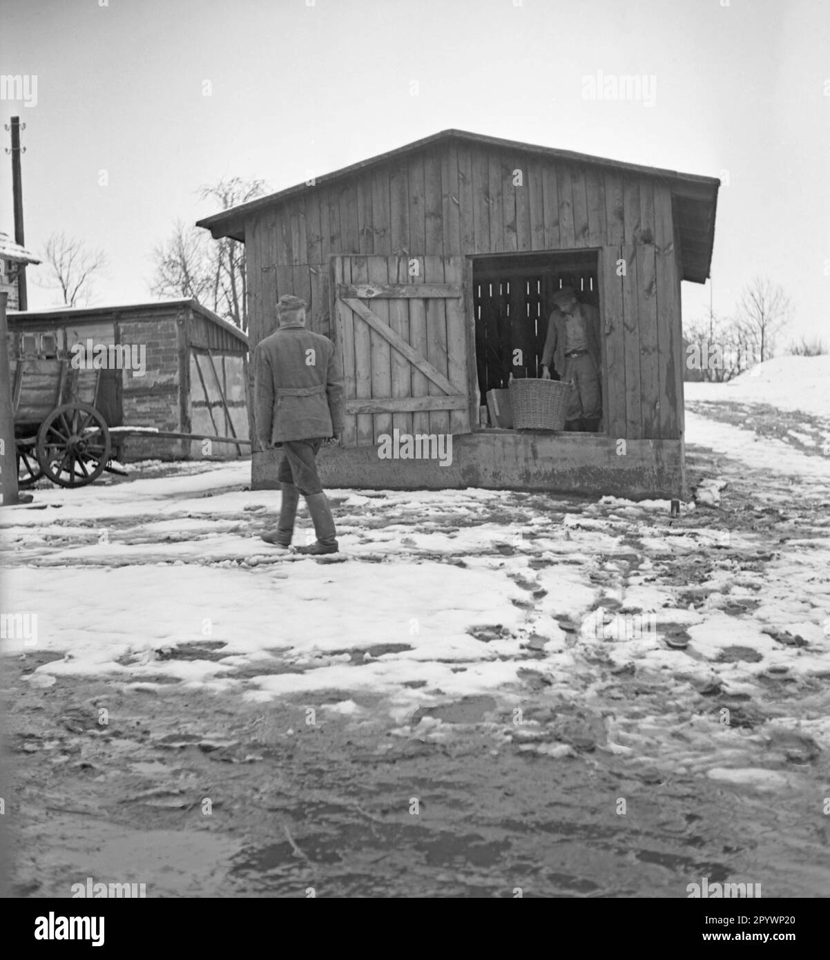 Square farm Black and White Stock Photos & Images - Alamy