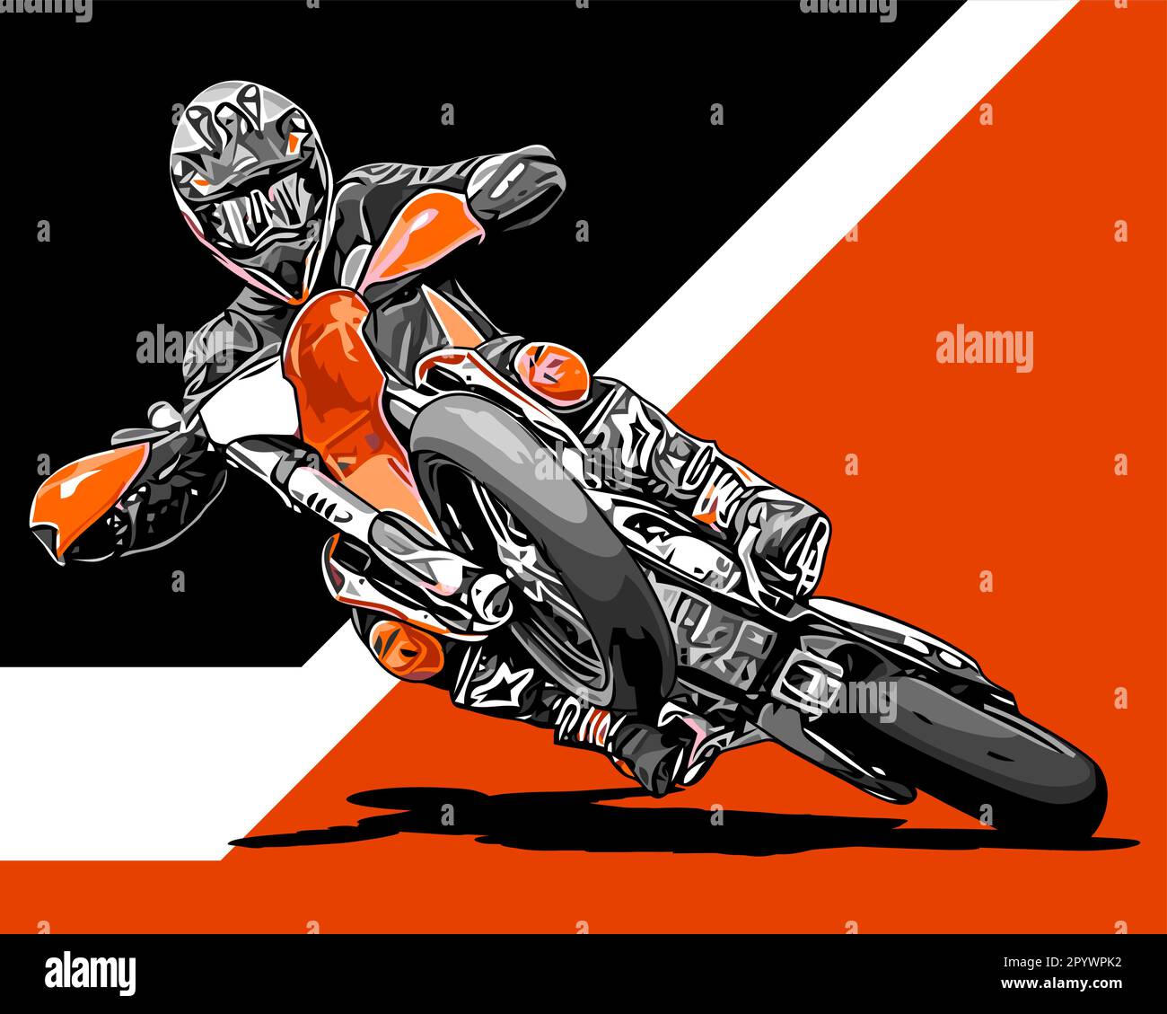 biker vector template Stock Vector Image & Art - Alamy