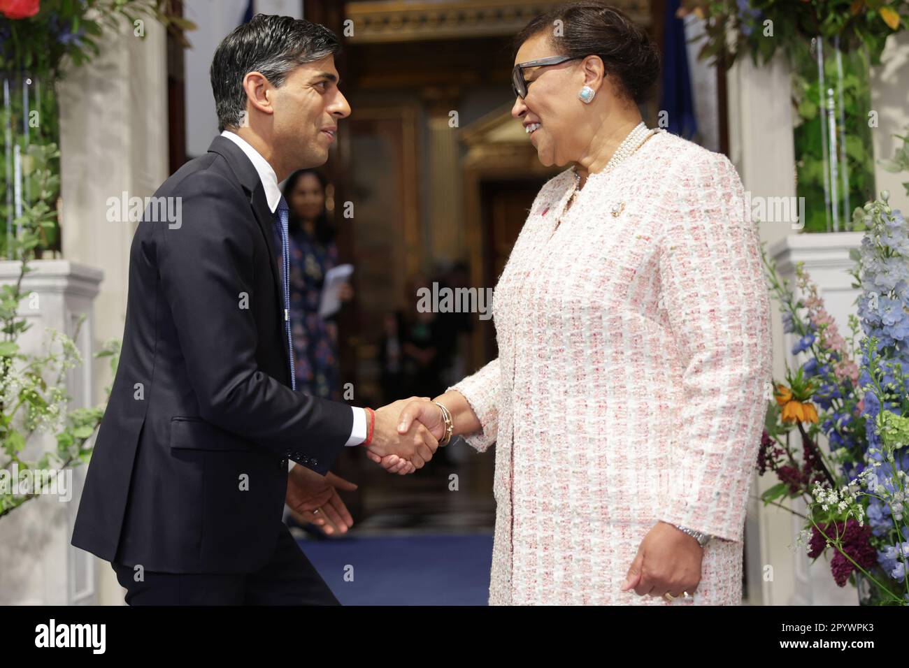 Prime Minister Rishi Sunak and Commonwealth Secretary General, Baroness ...