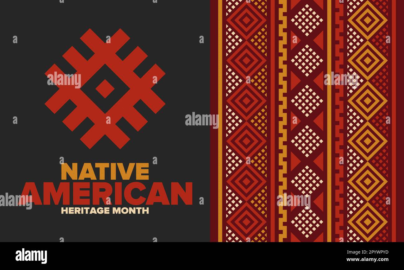 Native American Heritage Month in November. American Indian culture ...
