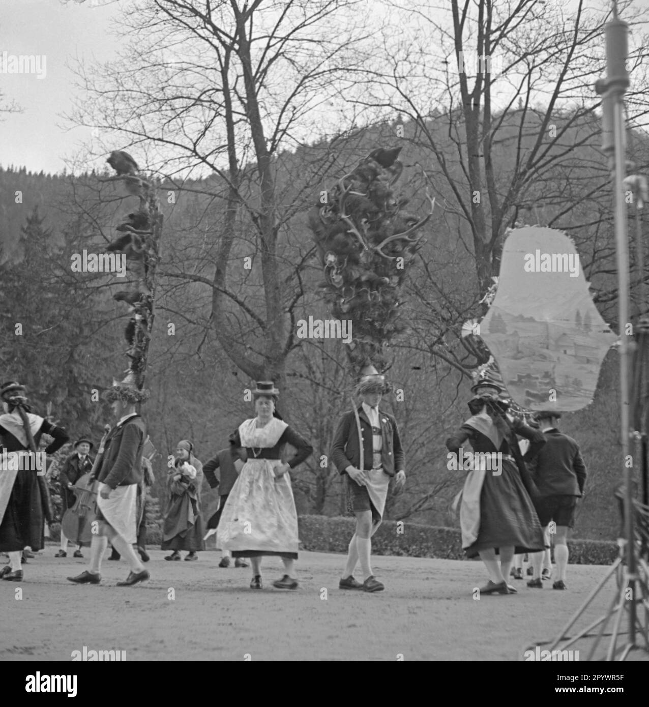 Alpine procession Black and White Stock Photos & Images - Alamy