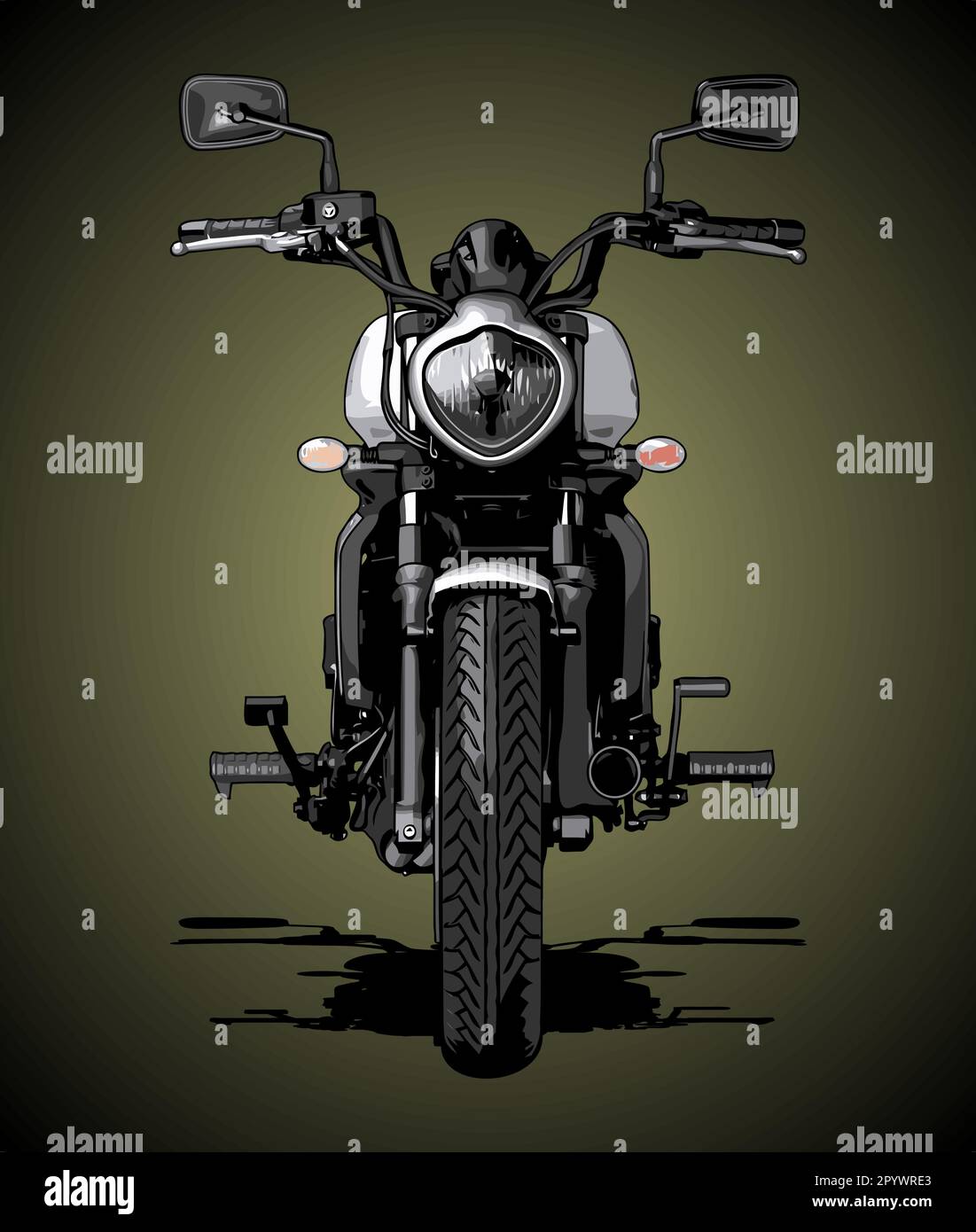 motorcycles vector template Stock Vector Image & Art - Alamy