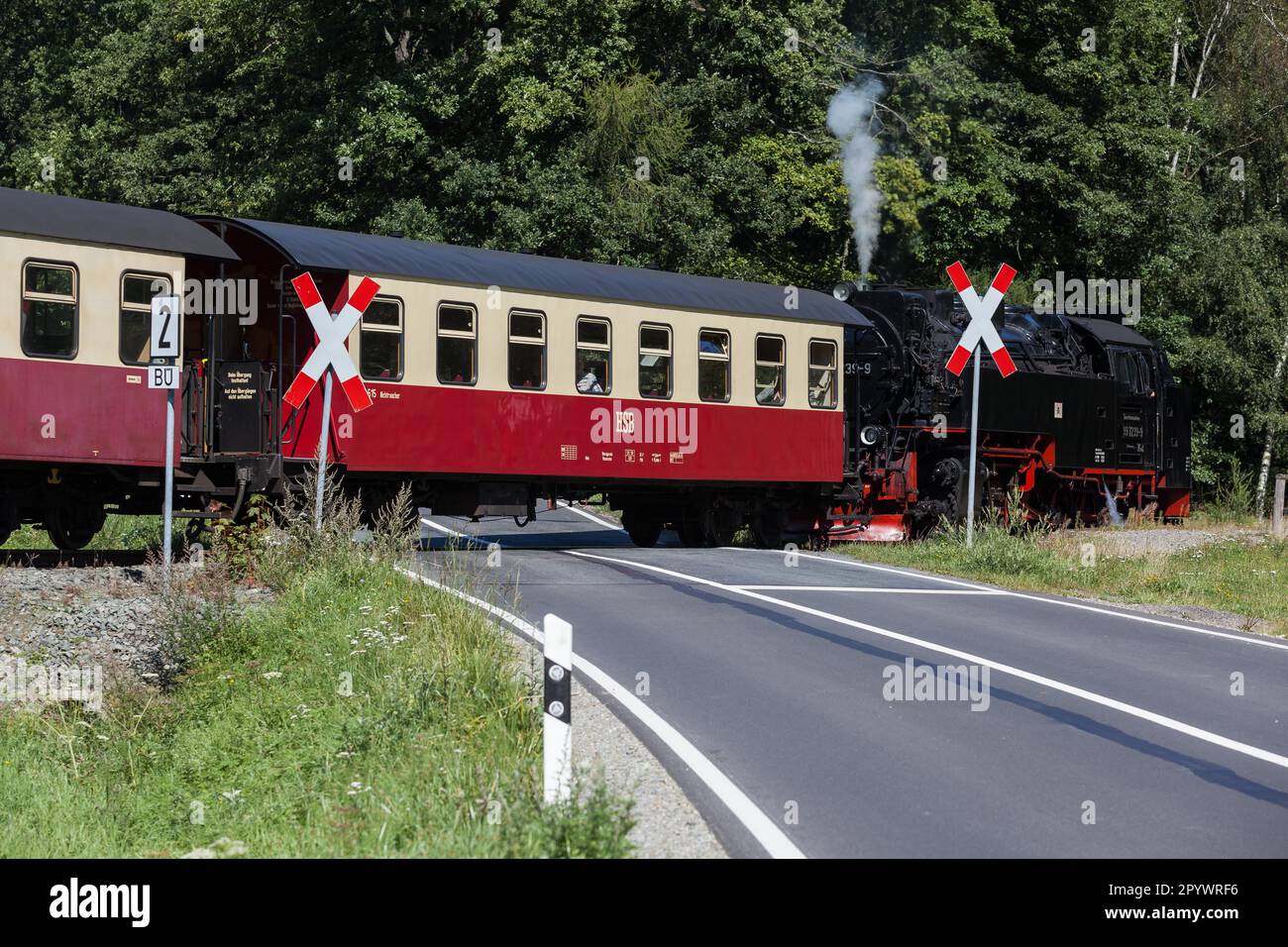 Harz narrow-gauge railway Selketalbahn Stock Photo - Alamy