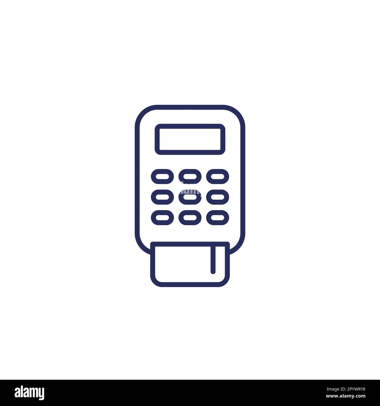 Bank terminal icon outline Stock Vector Images - Alamy