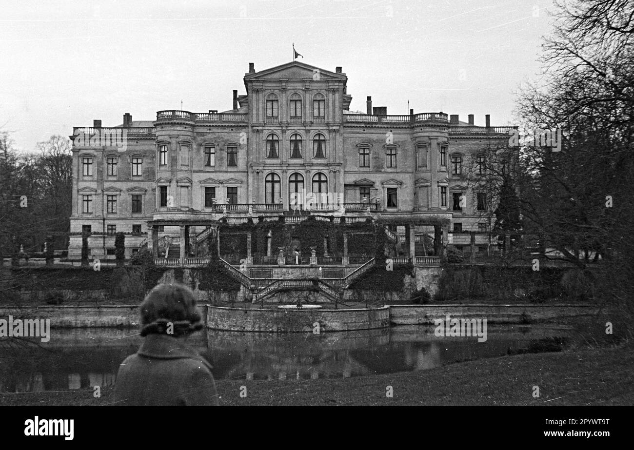 View of Putbus Castle on Ruegen, Easter 1936 Stock Photo - Alamy