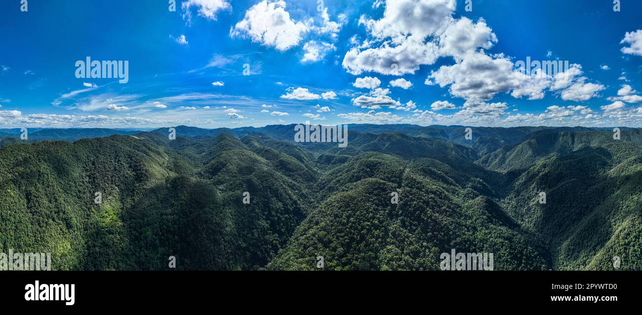 Aerial of the Unesco site Atlantic Forest South-East Reserves, Alto ...
